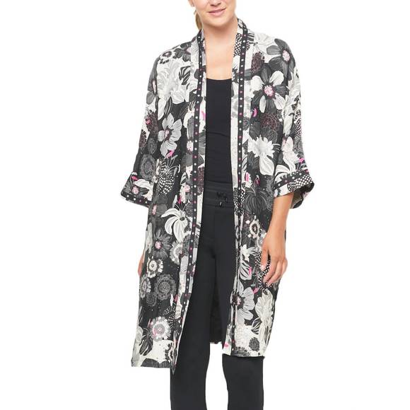 Vilagallo | Jackets & Coats | New Vilagallo Brema Graphic Kimono Coat ...